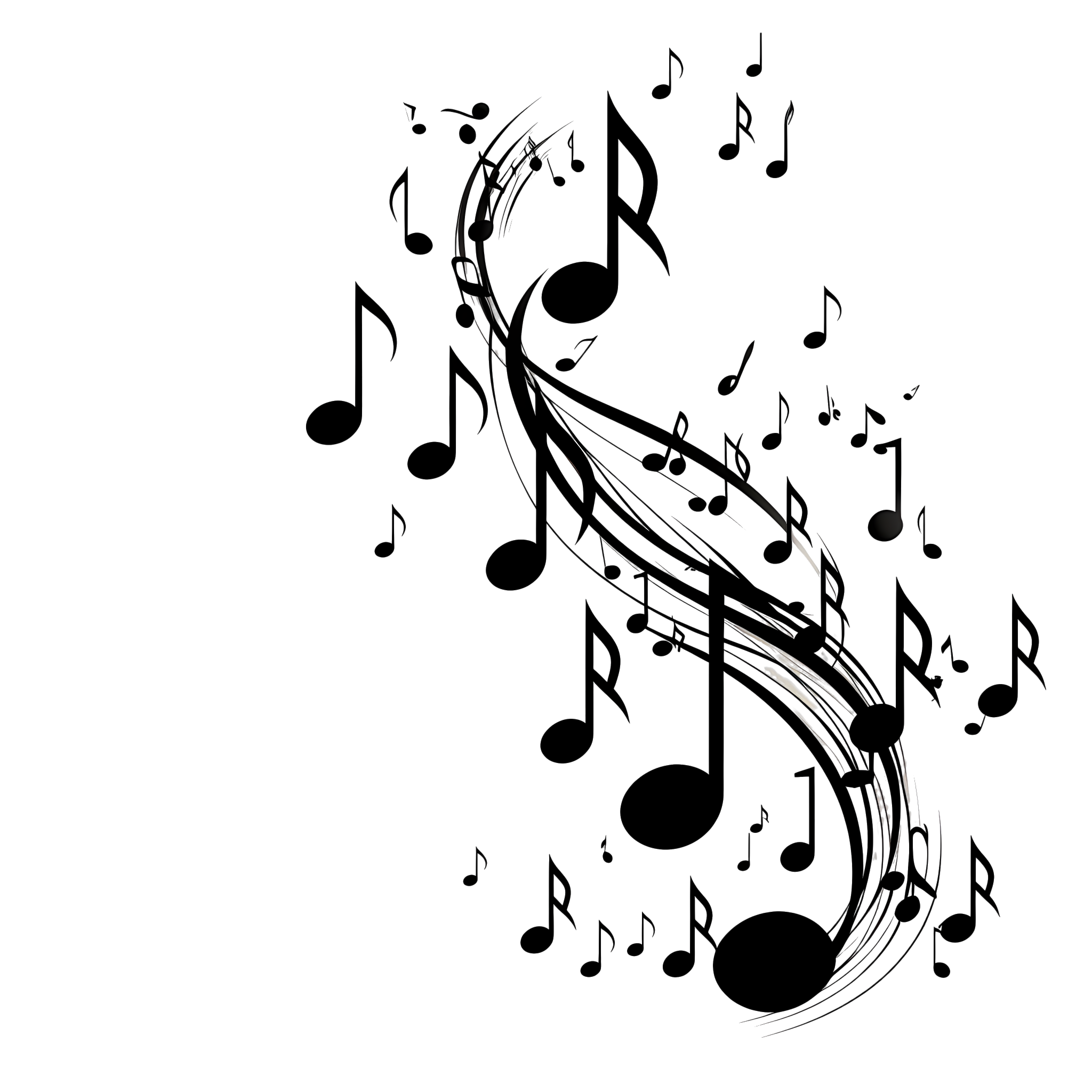 Download White Transparent Background Music Note PNG Material | PNGCAT