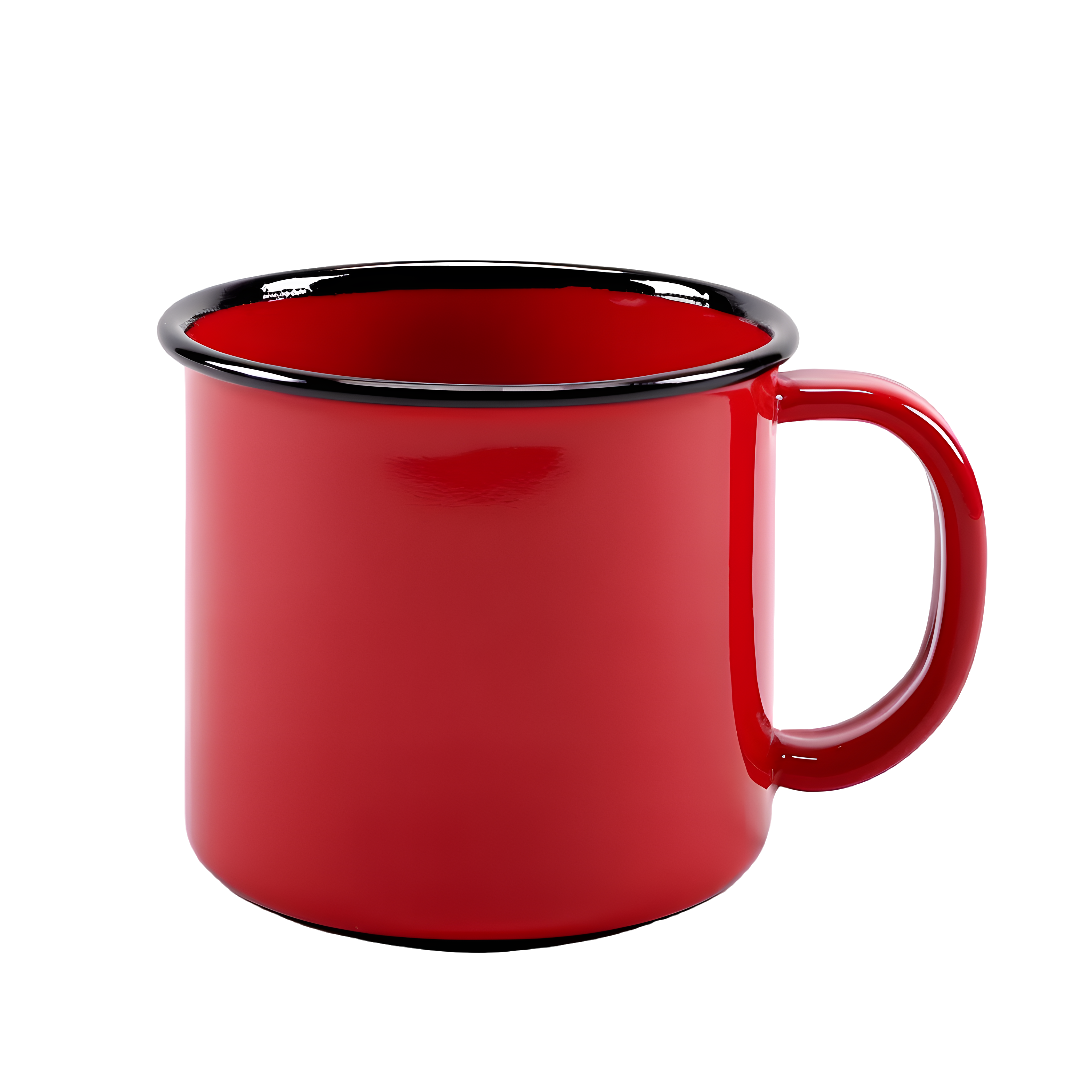 Red Ceramic Cup on Transparent Background - Commercial Element for ...