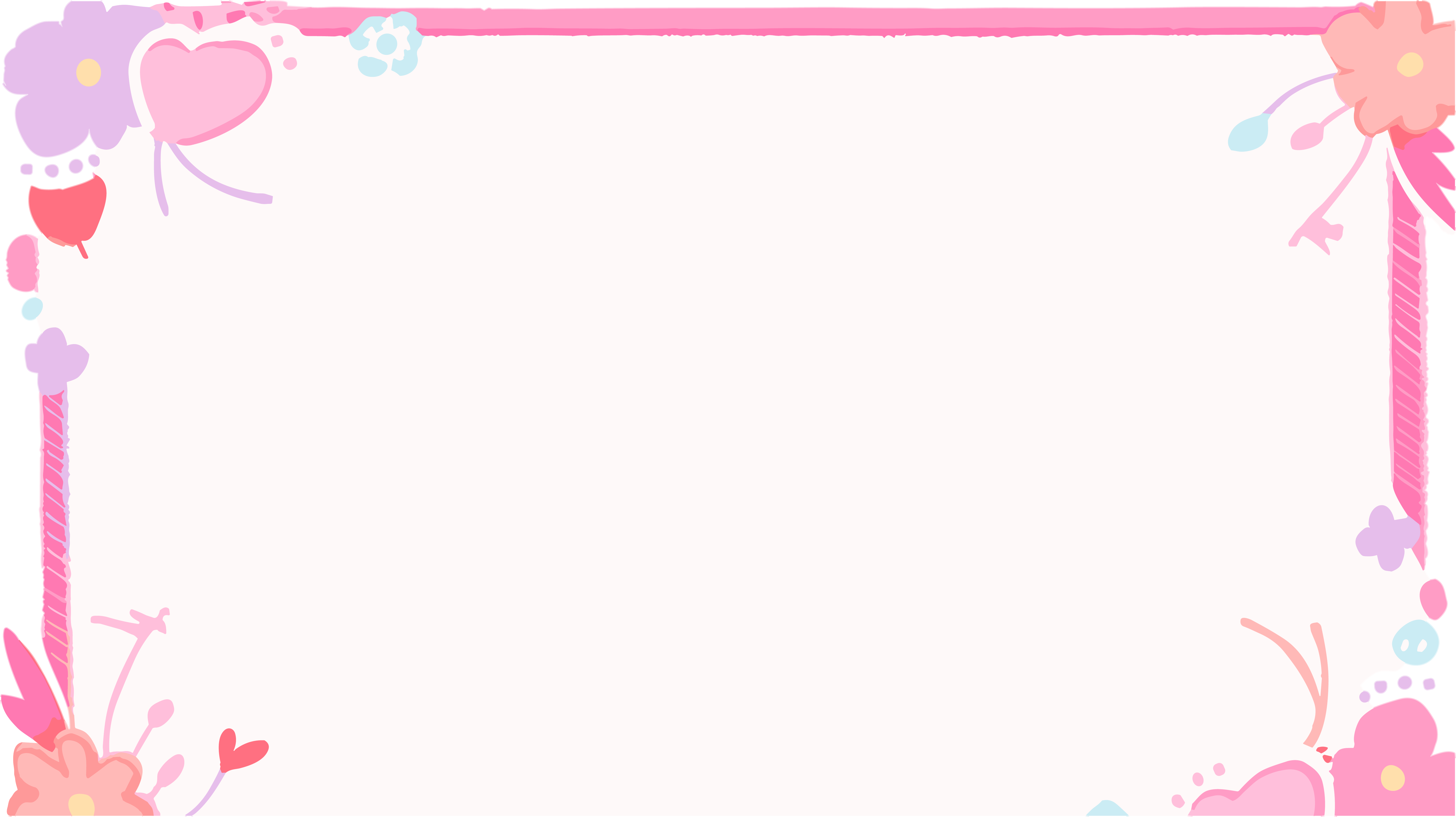 Cute Cartoon Border Elements with Transparent Background | PNGCAT