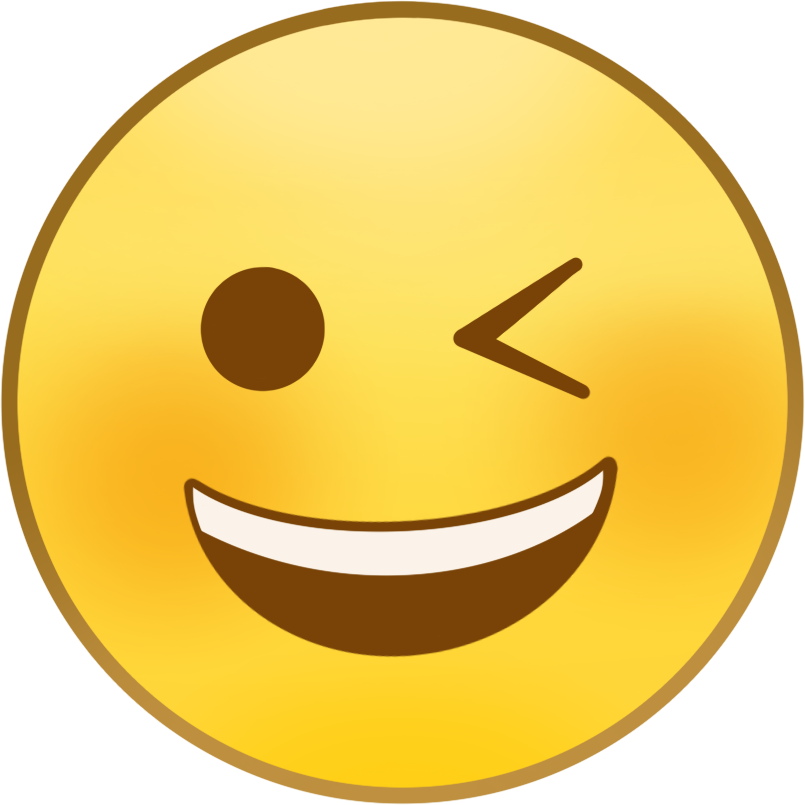 WeChat Happy Expression Emoji Icon - PNG Commercial Illustration | PNGCAT