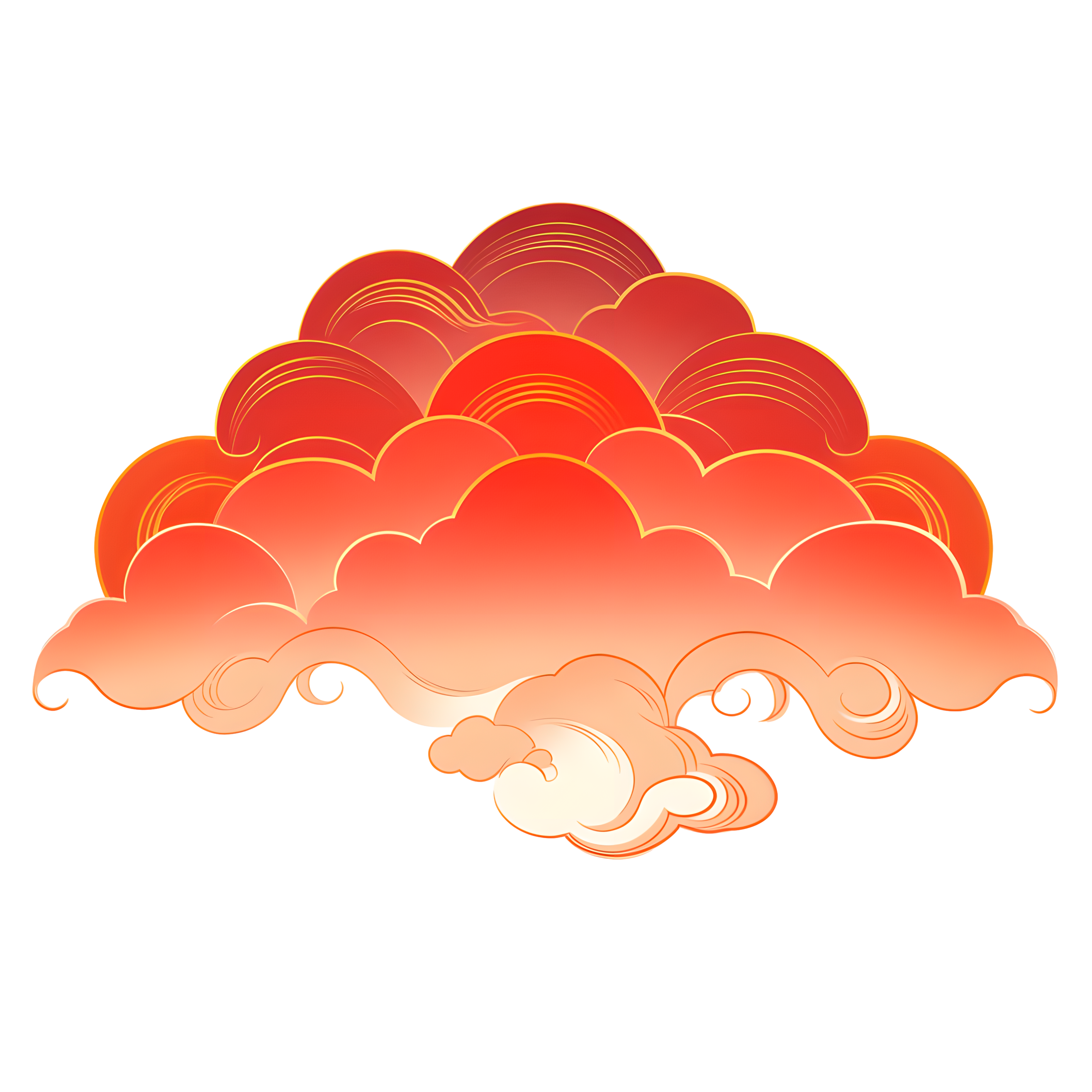 Red Cloud Transparent Background Illustration - Stunning Digital Art ...