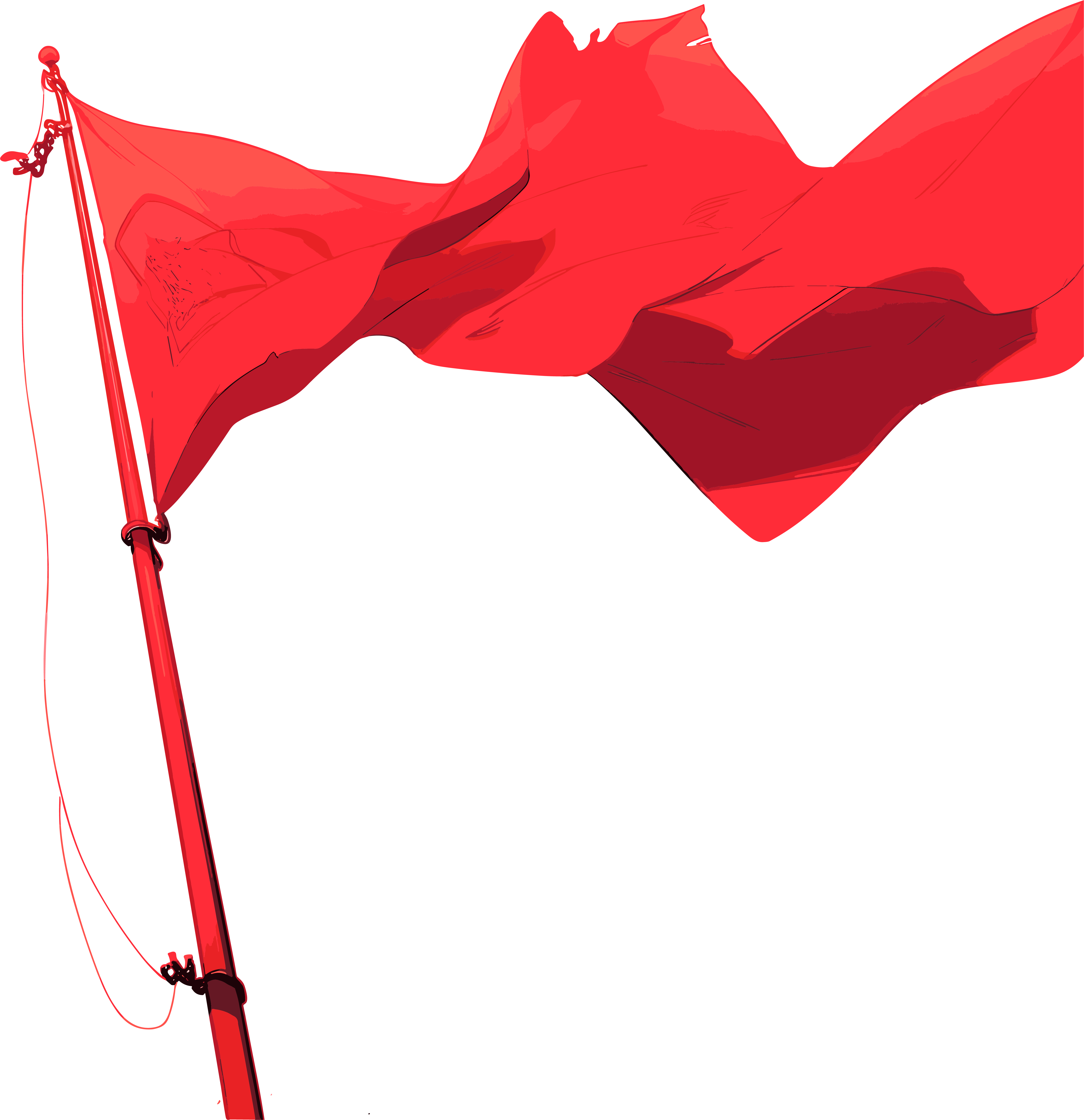 Red Flag Transparent Background Illustration - Downloadable Graphic ...