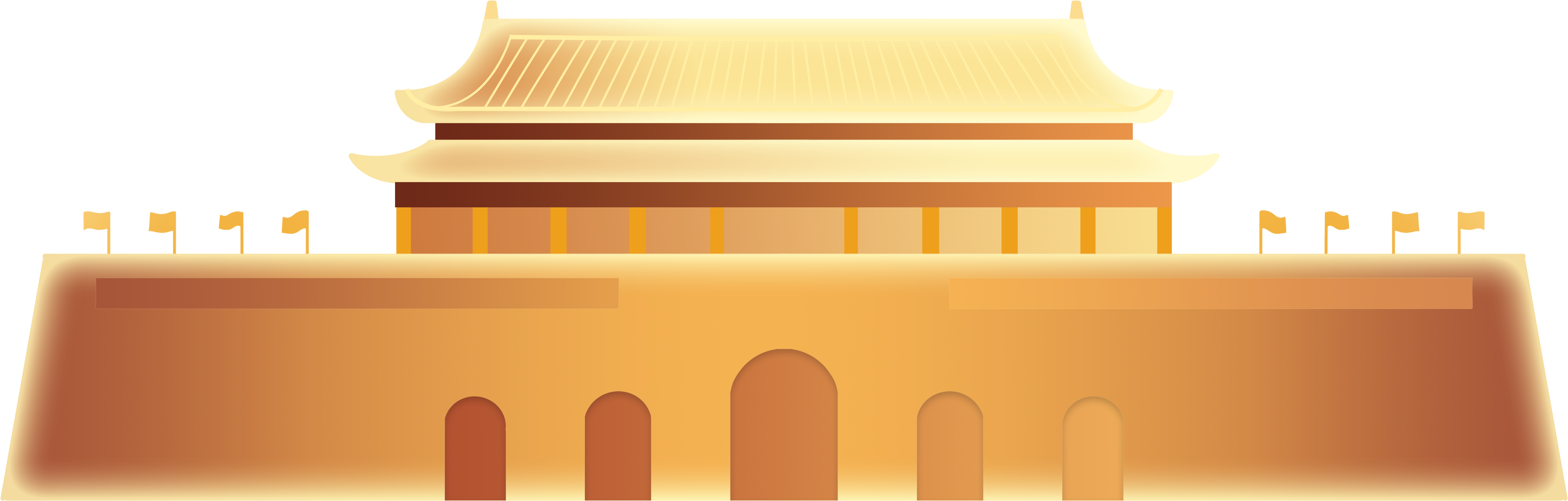 Tiananmen Transparent Background Illustration - High-Quality Graphic ...