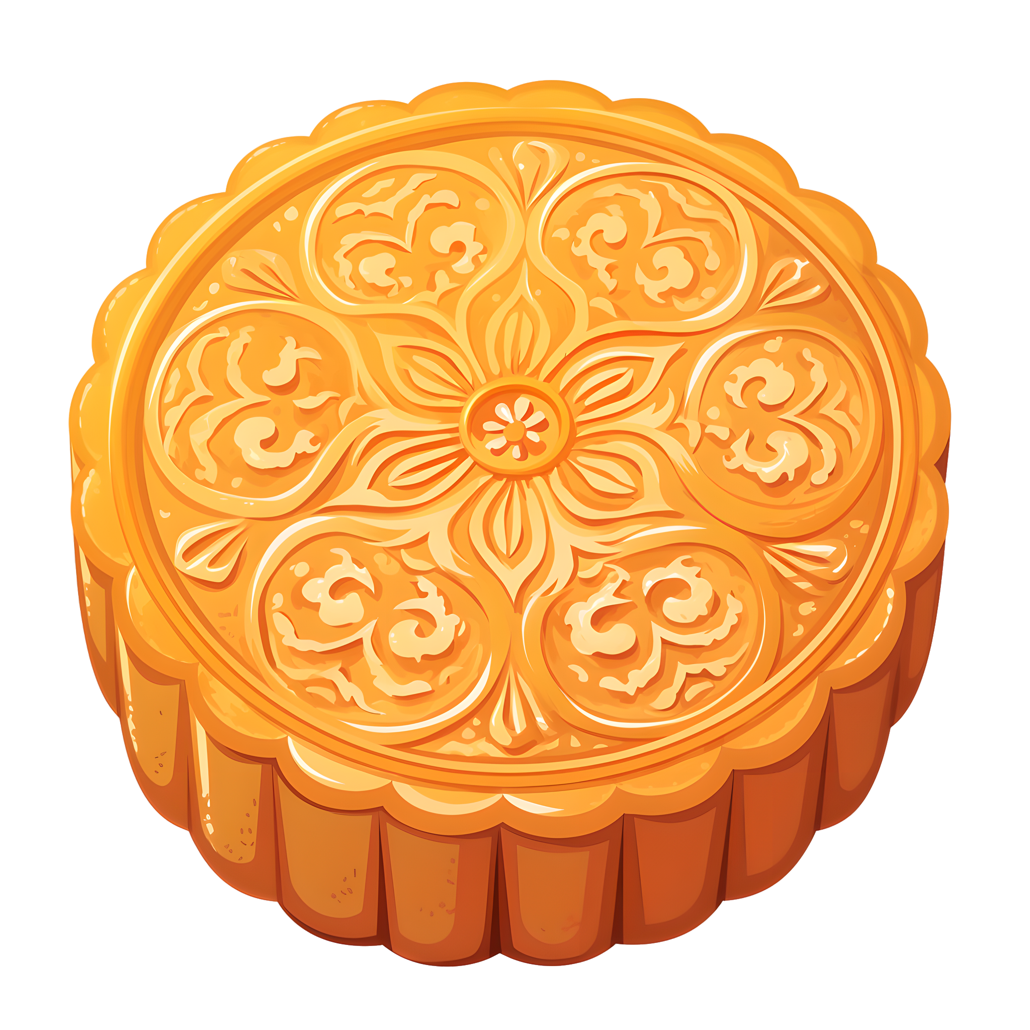 Mooncake Transparent Background Illustration - Perfect for Your Designs ...